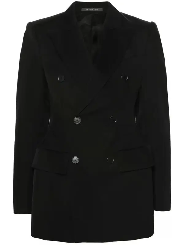 Balenciaga Wool Twill Double-breasted Blazer