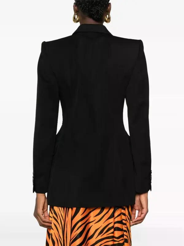 Balenciaga Wool Twill Double-breasted Blazer