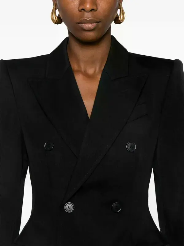 Balenciaga Wool Twill Double-breasted Blazer