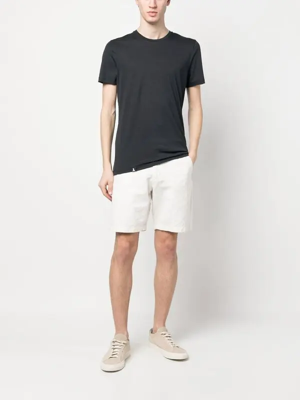 Patrizia Pepe Logo Hem T-shirt - Blue