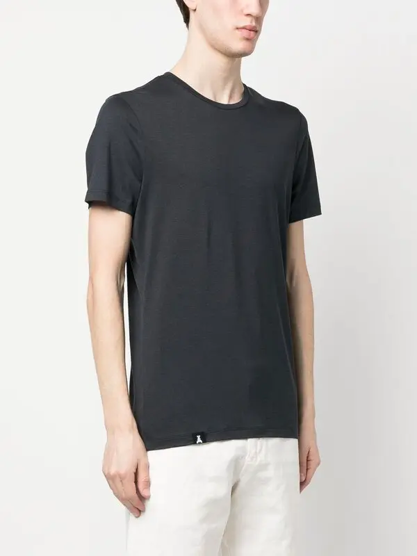 Patrizia Pepe Logo Hem T-shirt - Blue