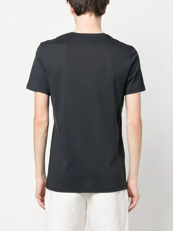 Patrizia Pepe Logo Hem T-shirt - Blue