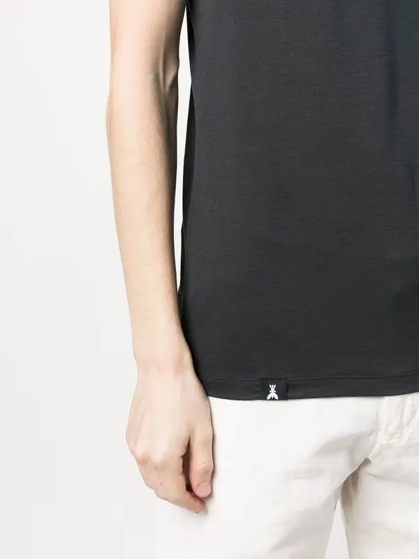 Patrizia Pepe Logo Hem T-shirt - Blue