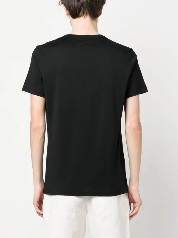 Patrizia Pepe Logo Hem T-shirt - Black