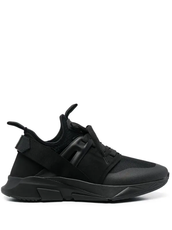 TOM FORD Jago Logo Patch Sneakers - Black