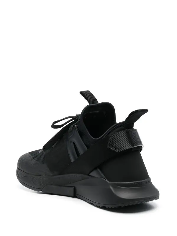 TOM FORD Jago Logo Patch Sneakers - Black