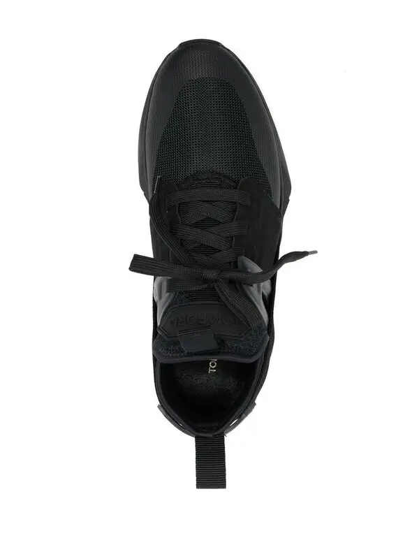 TOM FORD Jago Logo Patch Sneakers - Black