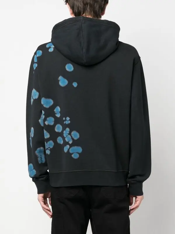 Dsquared2 Dye-print Cotton Hoodie