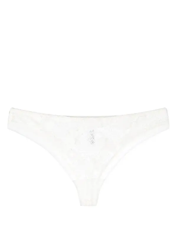 ERES Voile Tanga Lace Briefs - White