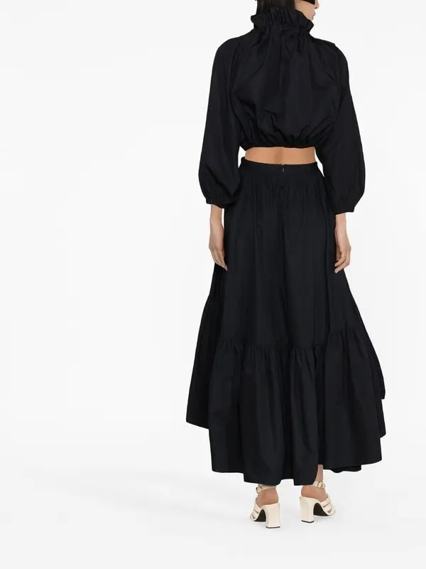 PATOU Asymmetric A-line Skirt