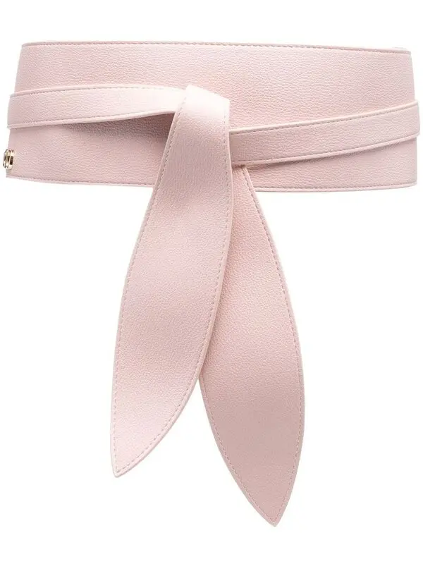 TWINSET Logo-plaque Wraparound Belt - Pink