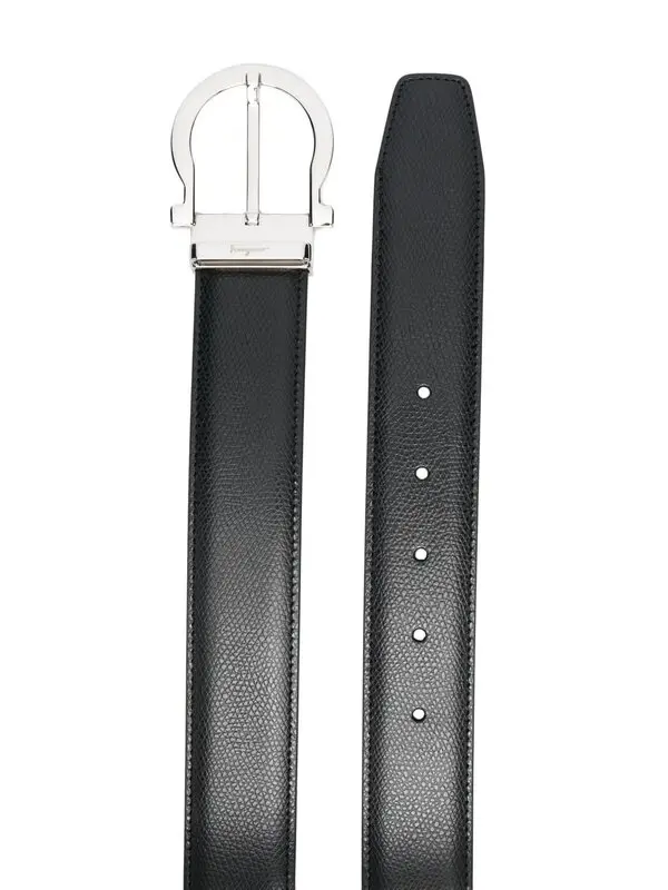FERRAGAMO Leather Buckle Belt