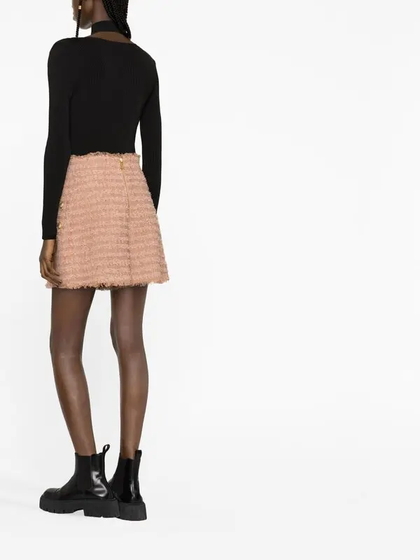 Balmain Tweed Tailored Shorts - Neutrals