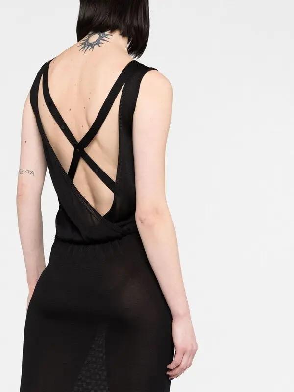 TOM FORD V-neck Knit Maxi Dress