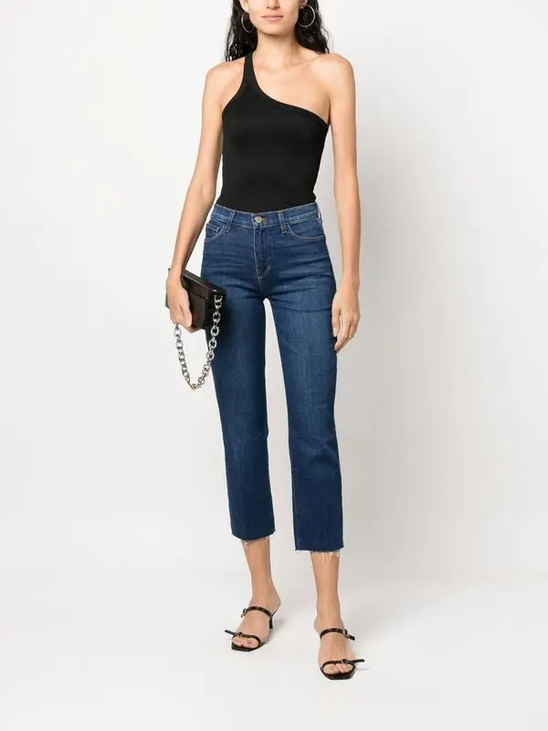 L'Agence High-rise Straight-leg Jeans