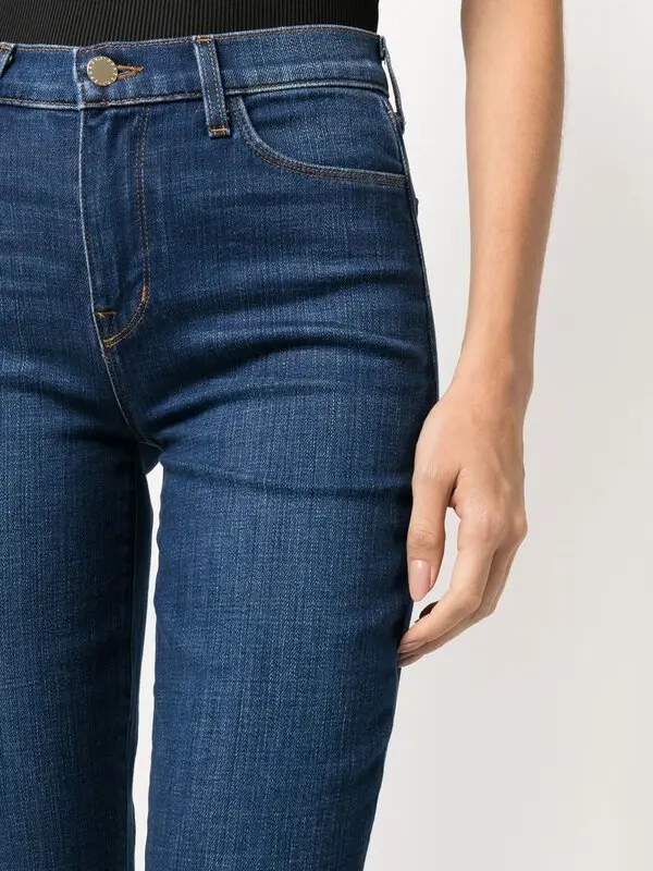 L'Agence High-rise Straight-leg Jeans