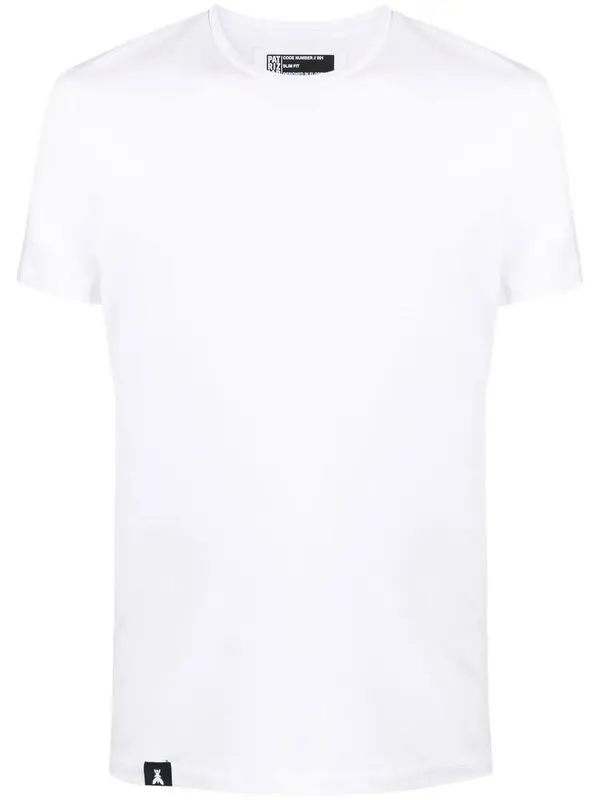 Patrizia Pepe Logo Hem T-shirt - White