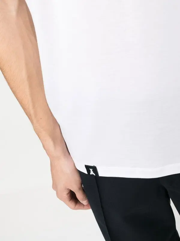 Patrizia Pepe Logo Hem T-shirt - White