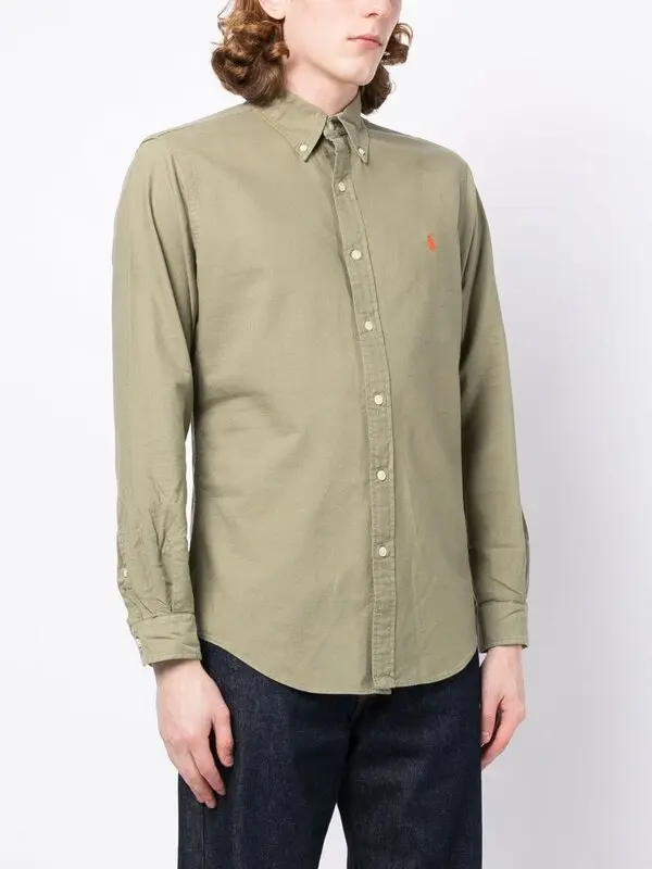 Polo Ralph Lauren Polo Pony-motif Detail Shirt - Green