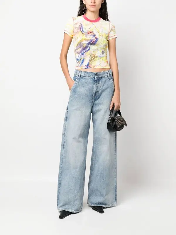 Diesel T-Skinzy-G1 プリント Tシャツ M diesel-yellow-T-Skinzy-G1-T-