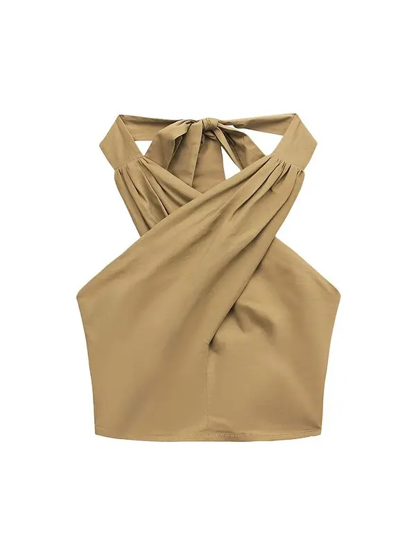Staud Kai Cropped Tank Top