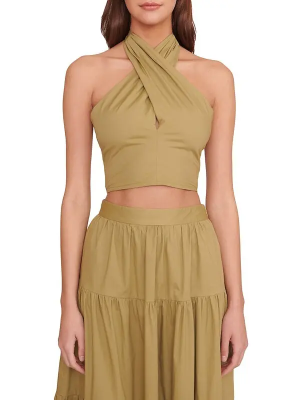 Staud Kai Cropped Tank Top