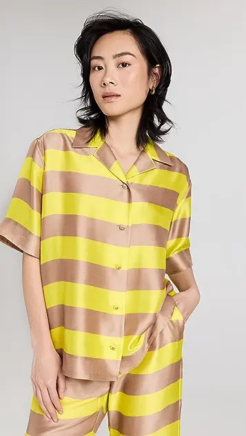 Zimmermann Wonderland Short Sleeve Shirt