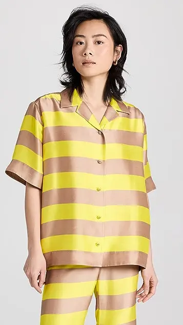 Zimmermann Wonderland Short Sleeve Shirt