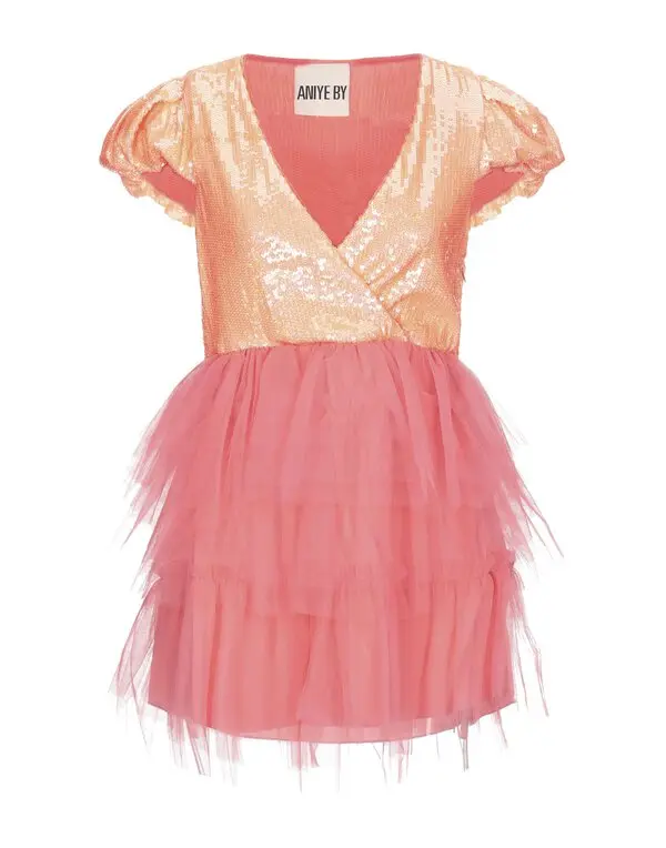 ANIYE BY Mini Dress - Salmon Pink
