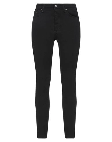 Acne Studios High Waisted Straight Leg Jeans - Black