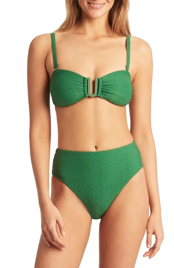 SEA LEVEL U-bar Bikini Top - Green