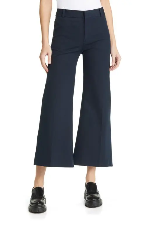 FRAME Le Crop Palazzo Wide Leg Trousers