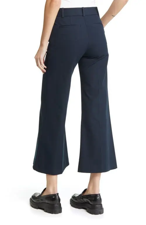 FRAME Le Crop Palazzo Wide Leg Trousers