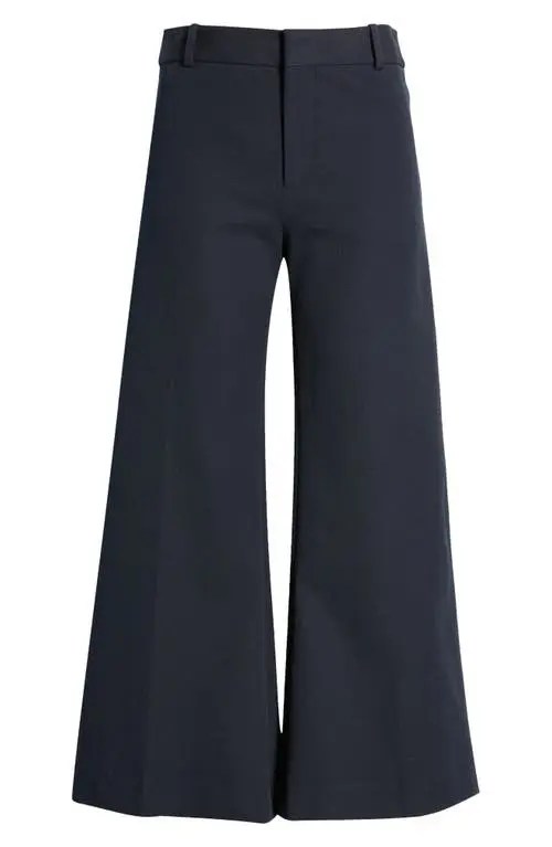 FRAME Le Crop Palazzo Wide Leg Trousers