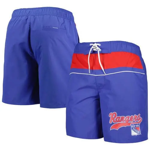 STARTER New York Rangers Freestyle Volley Swim Shorts - Blue