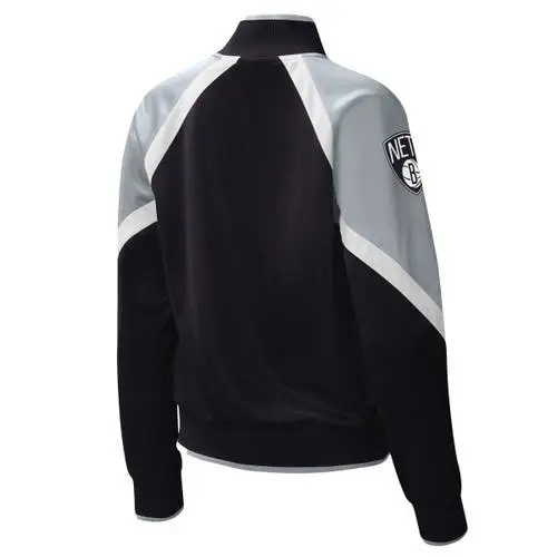 STARTER Brooklyn Nets Slam Dunk Raglan Full-zip Track Jacket