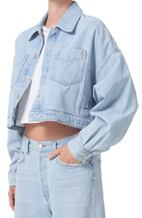 AGOLDE Hera Crop Denim Jacket