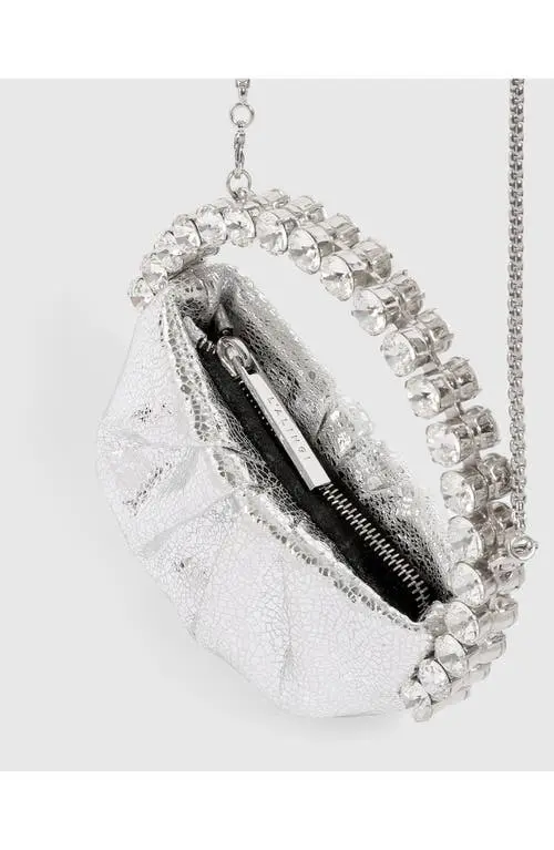 L’ALINGI Micro Eternity Crystal Top Handle Bag