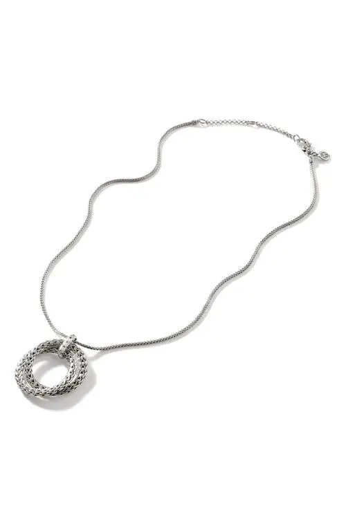 John Hardy Soft Chain Pendant Necklace