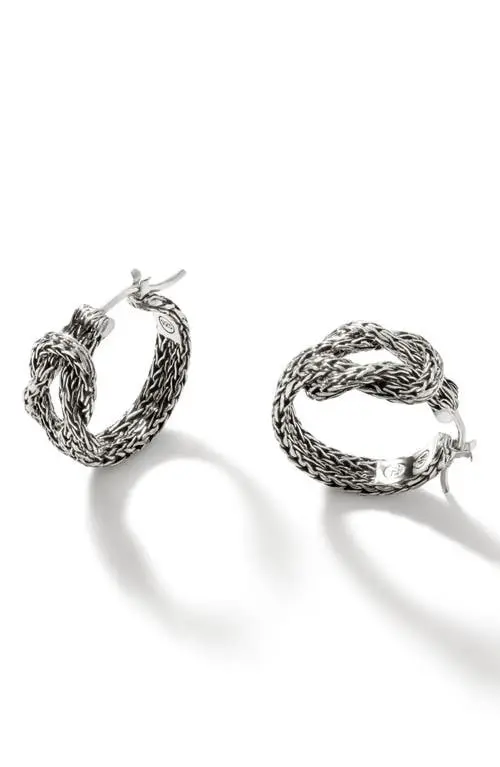 John Hardy Love Knot Hoop Earrings
