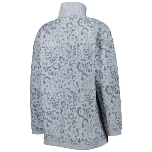GAMEDAY COUTURE Florida Gators Leopard Quarter-zip Sweatshirt