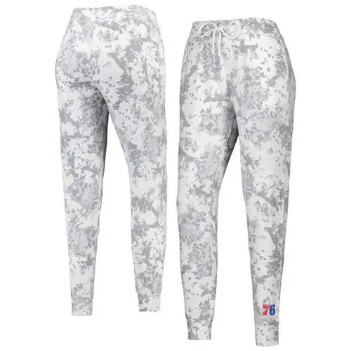 LUSSO Philadelphia 76ers Melissa Tri-blend Jogger Pants - Gray
