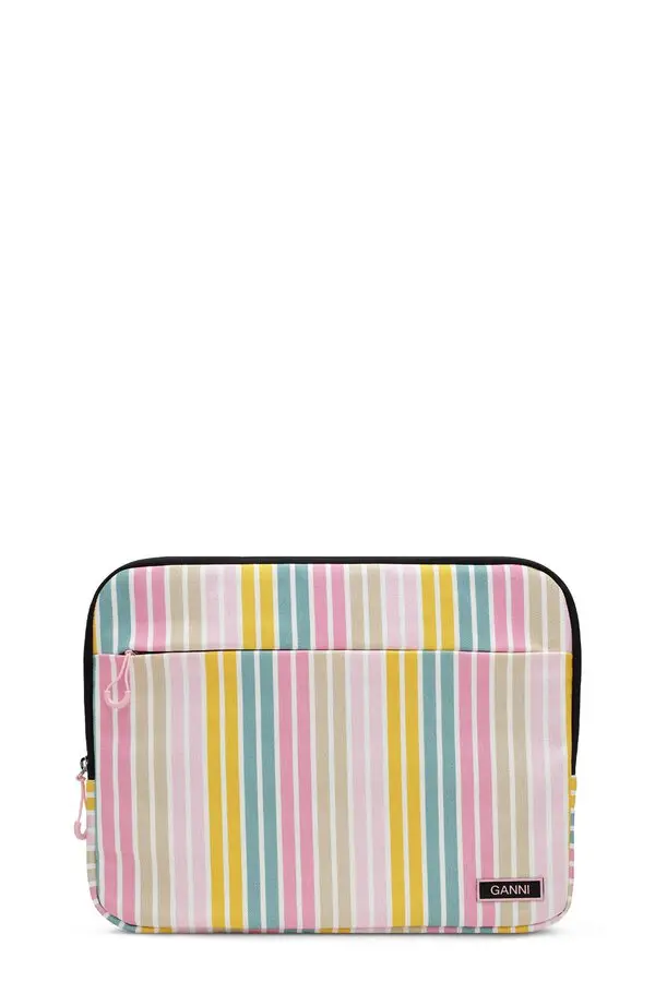 GANNI Striped Laptop Sleeve 13 - Mixed