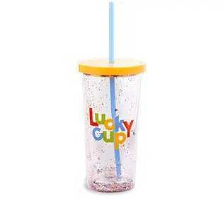 Ban.do Glitter Bomb Sip Sip Tumbler With Straw - One-color