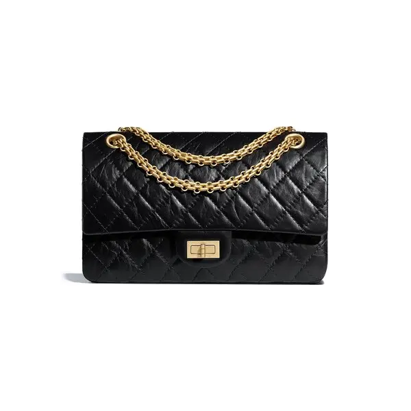 Chanel 2.55 Handbag Aged Calfskin & Gold-tone Metal — Fashion