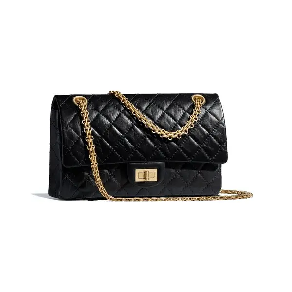 Chanel 2.55 Handbag Aged Calfskin & Gold-tone Metal — Fashion