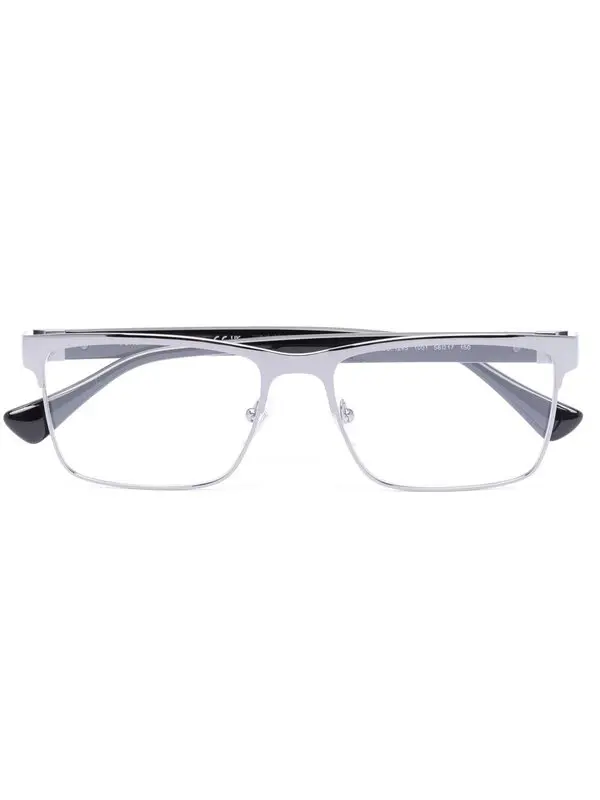 Versace Signature Medusa-plaque Square-frame Glasses