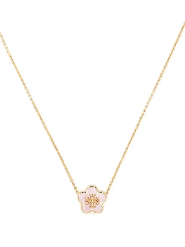Tory Burch Kira Flower-pendant Necklace