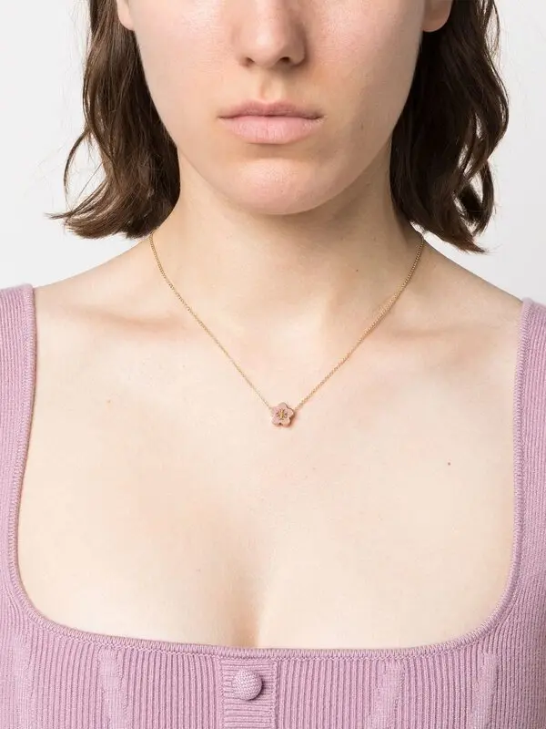 Tory Burch Kira Flower-pendant Necklace
