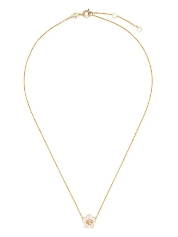 Tory Burch Kira Flower-pendant Necklace